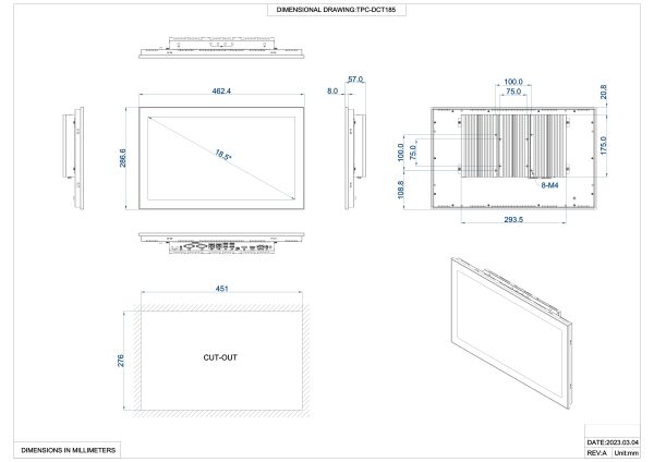 Komodo-R/P-18.5-i3 - DSL Industrial Computing